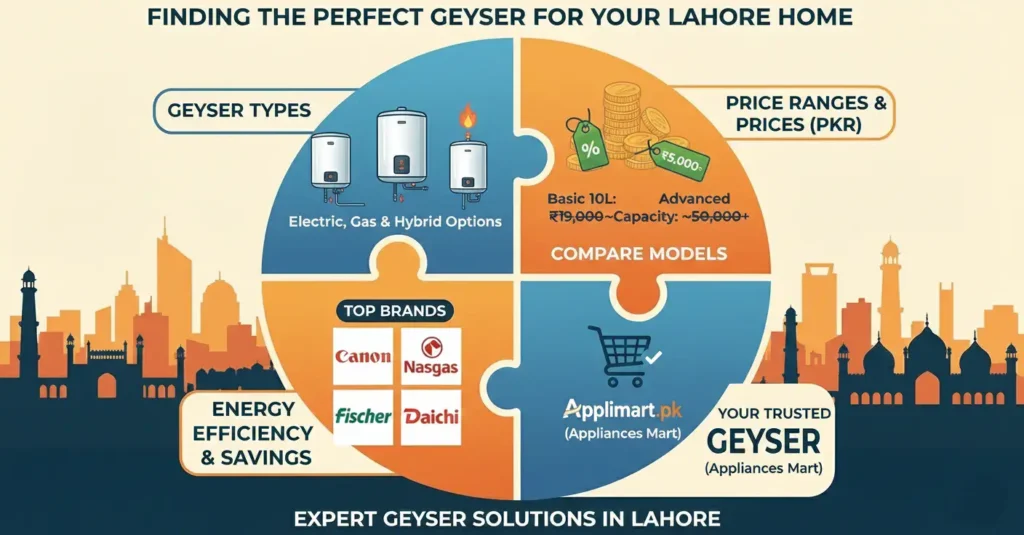 Best Geyser Prices in Lahore 2026: Electric, Gas & Hybrid Guide